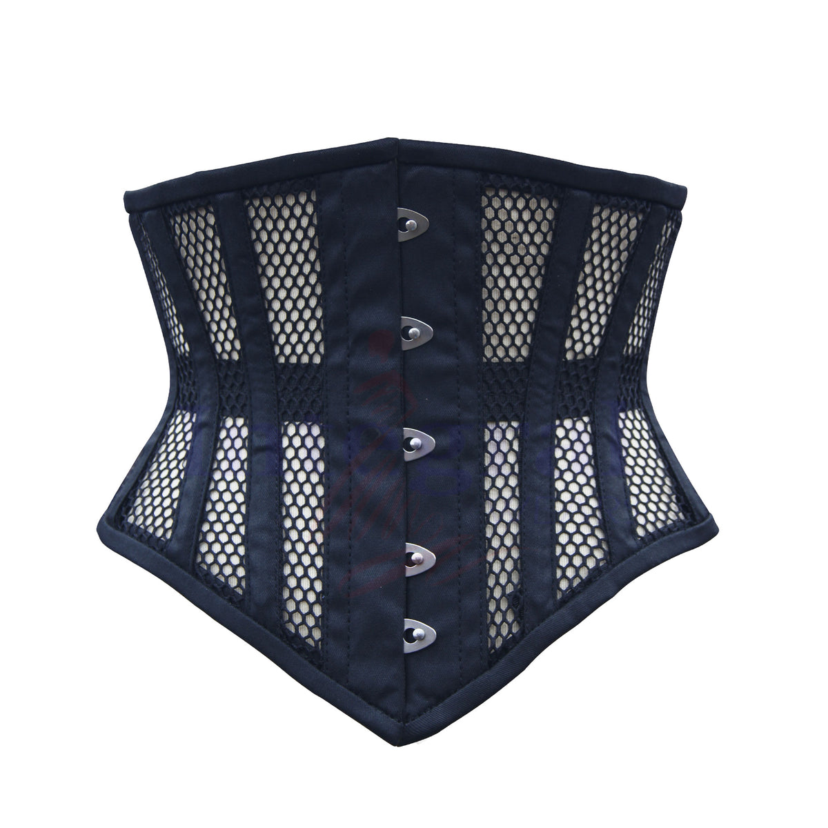 Black Mesh Corset | Women's Heavy Duty Corset Steel Boned Corset Under ...