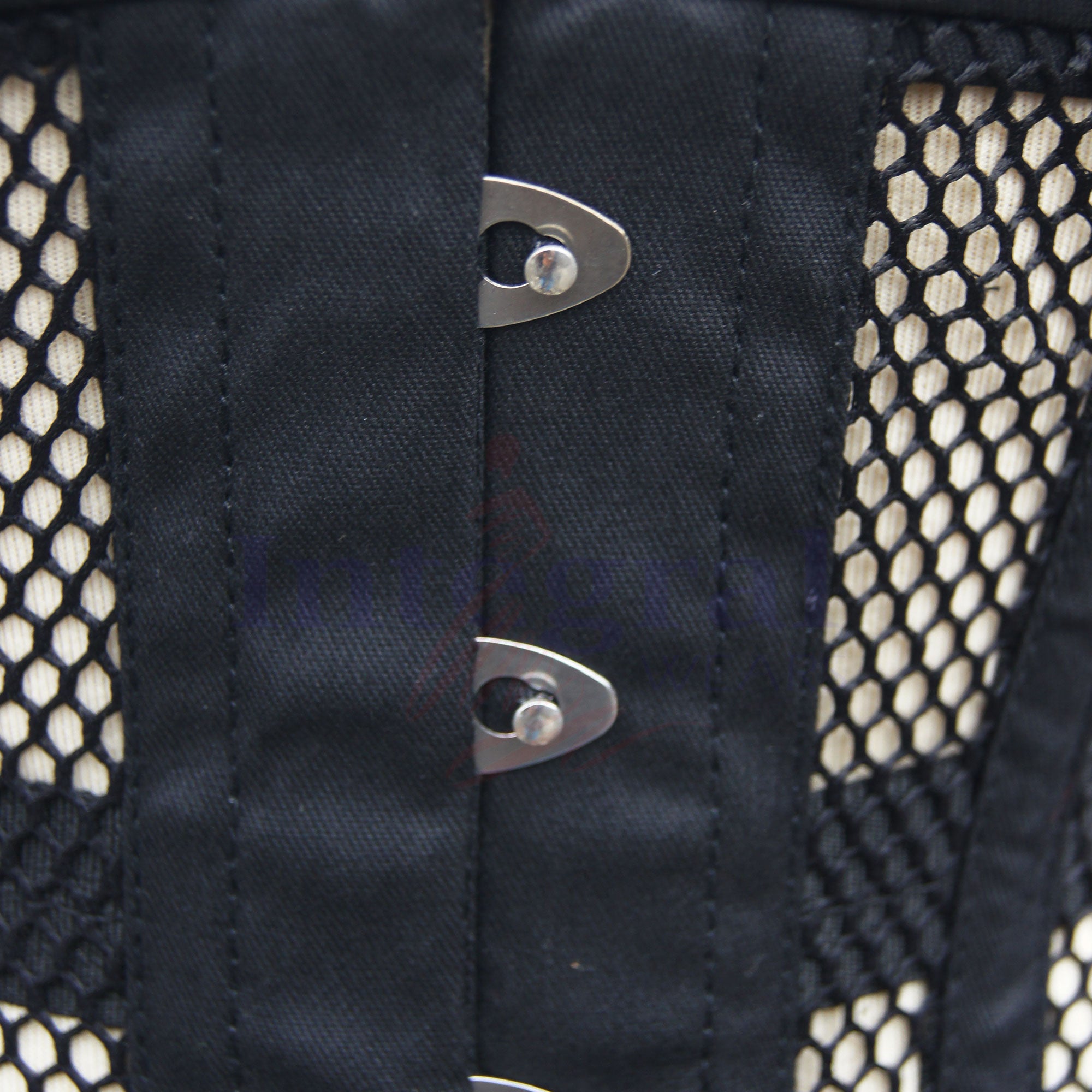 Black Mesh Corset | Women's Heavy Duty Corset Steel Boned Corset Under ...